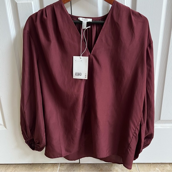COS | Tops | Nwt Cos Draped Sleeve Silk Blouse 2 | Poshmark
